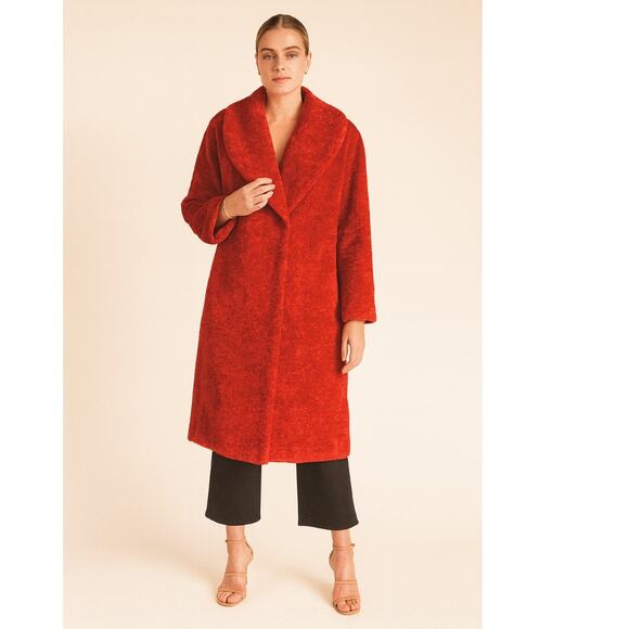 Rachel Parcell | Jackets & Coats | Rachel Parcell Faux Shearling Coat ...